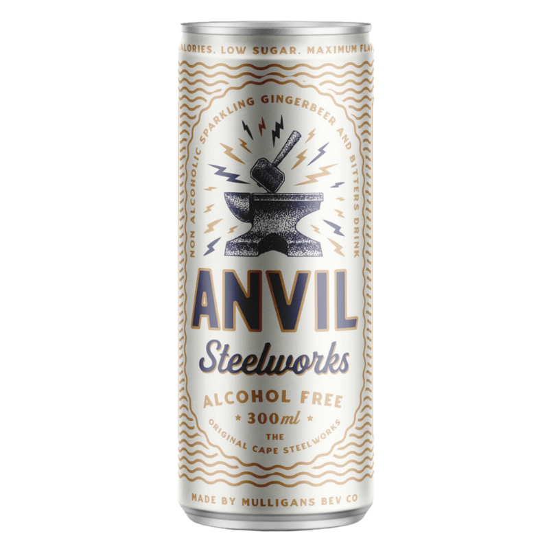 Anvil Steelworks Non-Alcoholic Sparkling Gingerbeer & Bitters (4 x ...